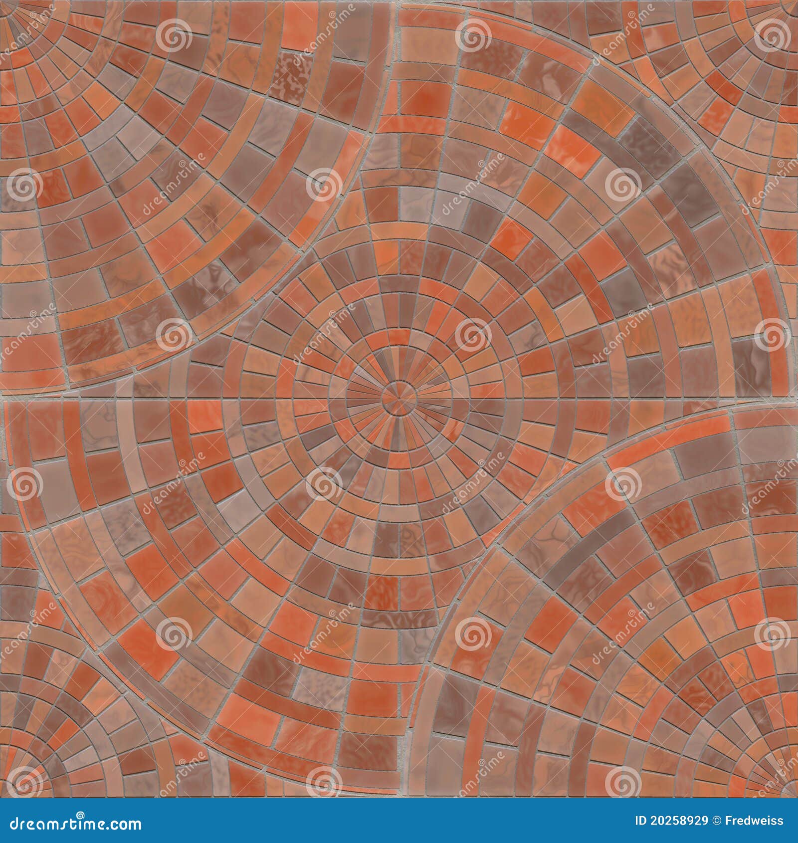 Radial Pavers stock image. Image of brick, walkway, patio - 20258929