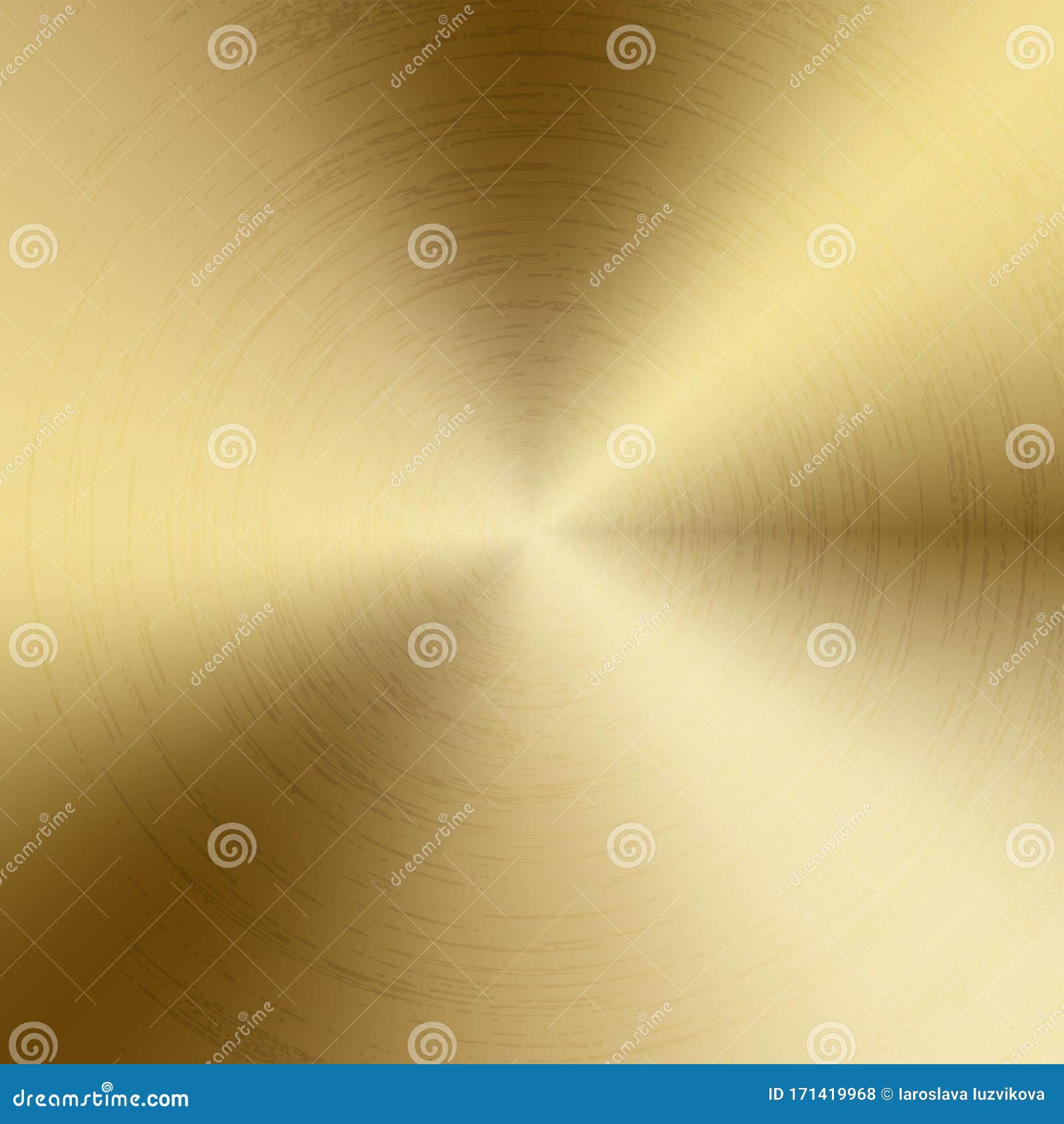 Radial Polished Texture Golden Metal Background. Vector Textured ... Radial Polished Texture Golden Metal Background. Vector Textured ...