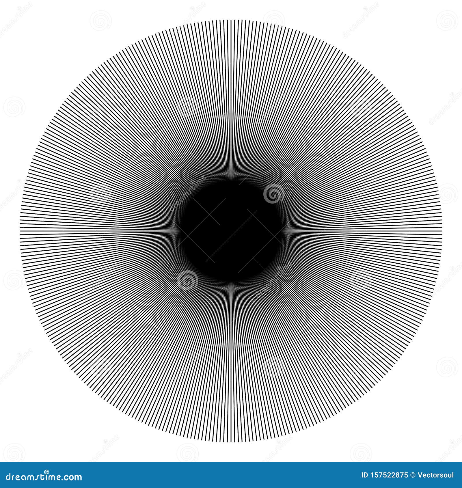 3D Circular Burst. Convex Globe, Sphere, Orb Distort. Inflate Design ...