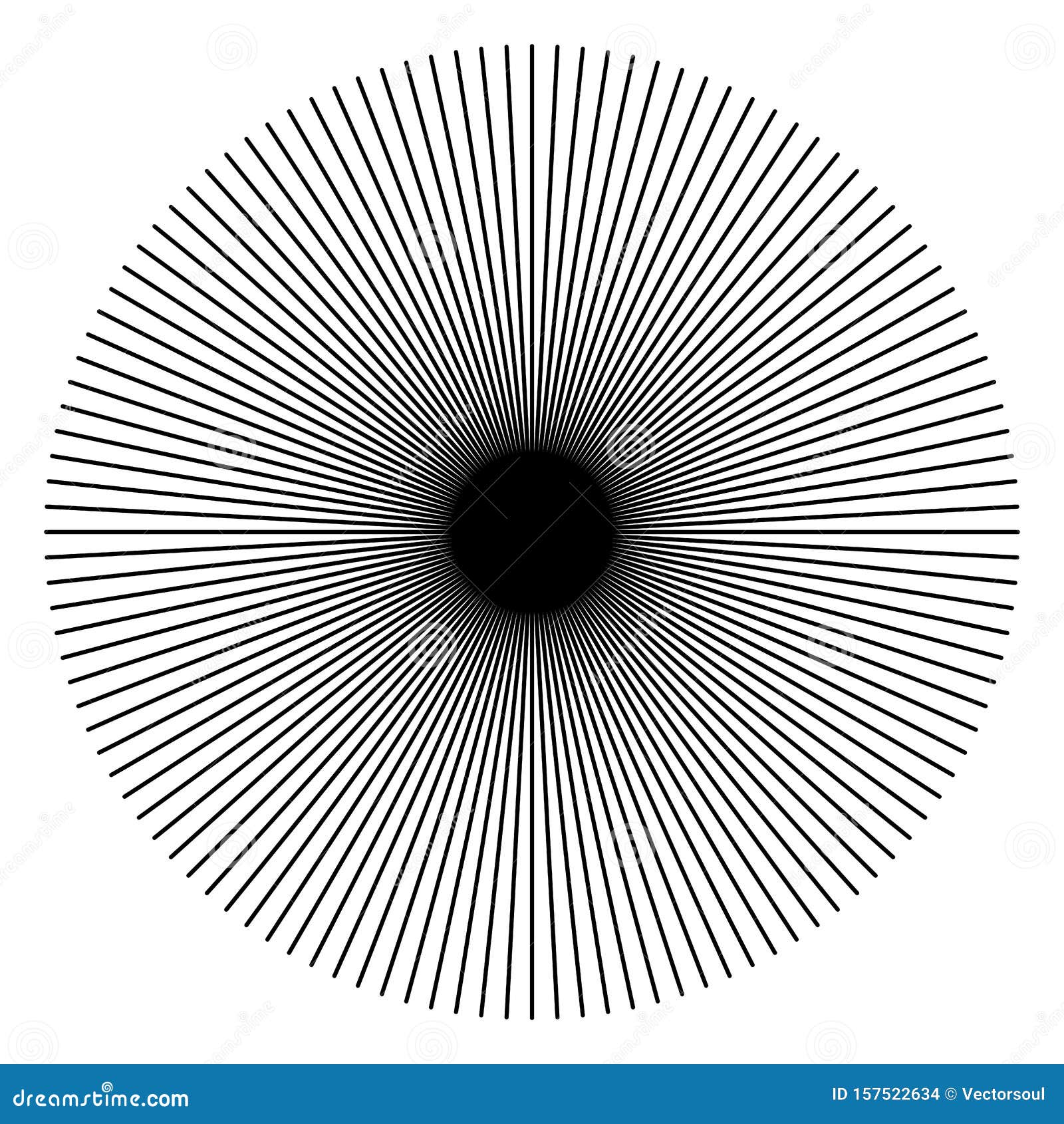 3D Circular Burst. Convex Globe, Sphere, Orb Distort. Inflate Design ...