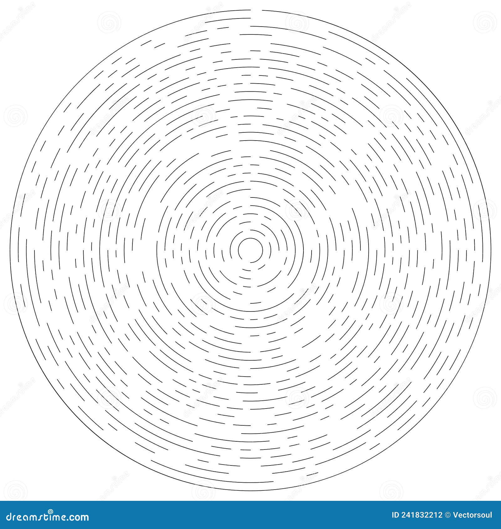 Radial, Radiating Circular, Concentric Lines Vector Element Stock ...