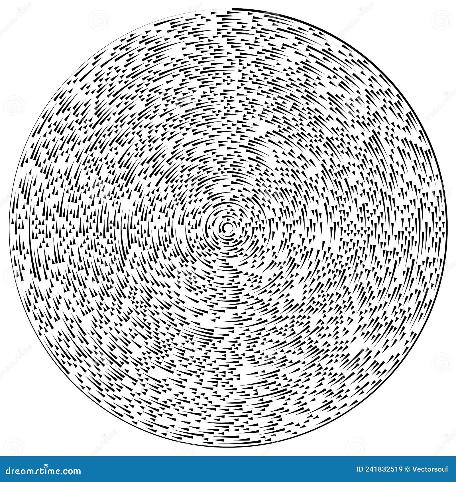 Radial, Radiating Circular, Concentric Lines Vector Element Stock ...