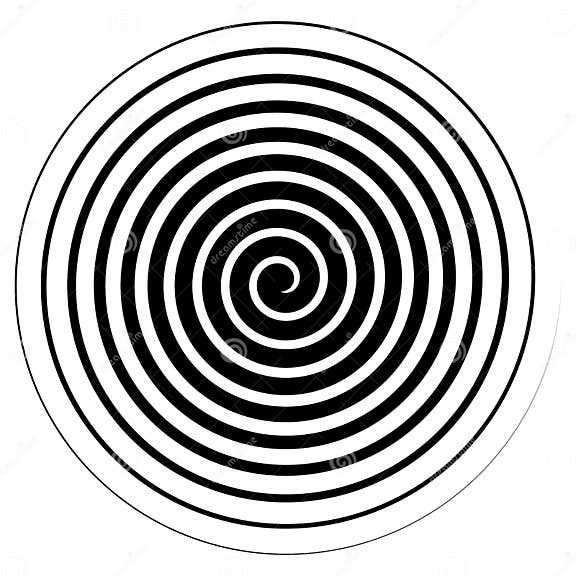 Radial, Radiating Element. Concentric, Centripetal Abstract Design ...