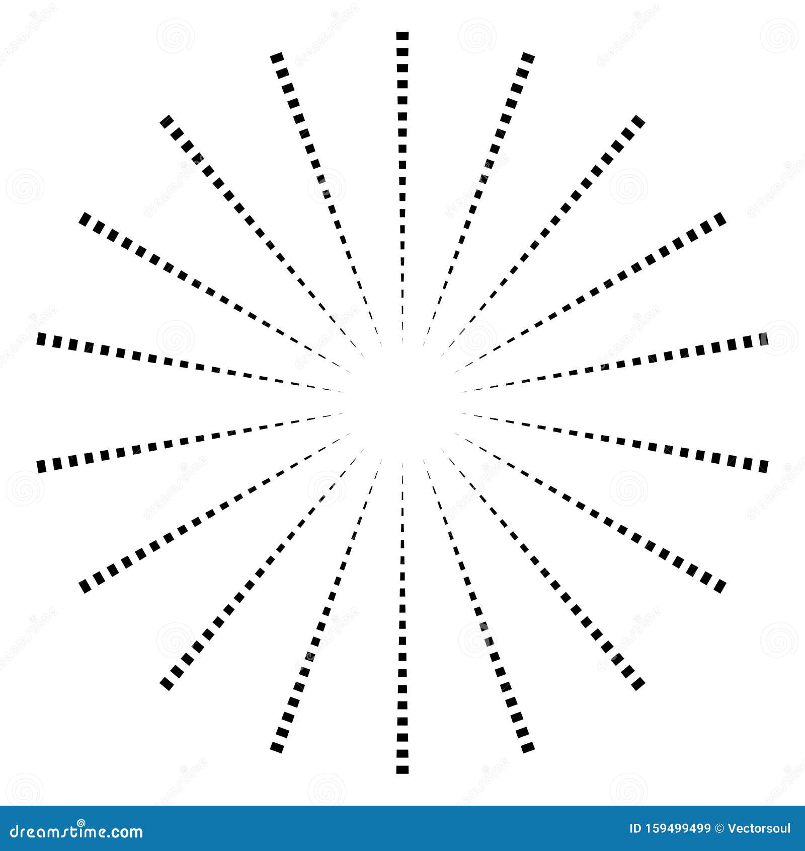 Radial - Radiating Lines Burst Element Circular, Concentric Lines Stock ...
