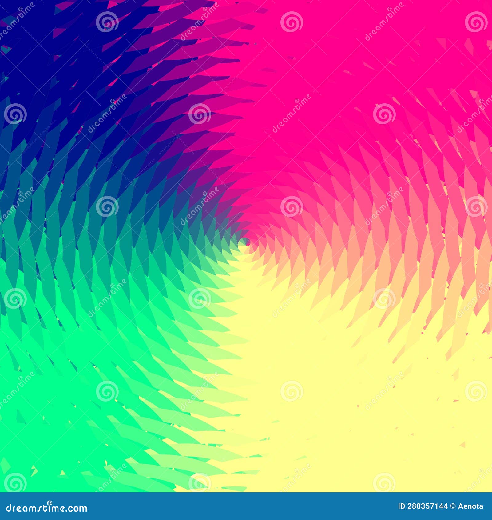 Radial Rainbow Vector Abstract Background Stock Vector - Illustration ...