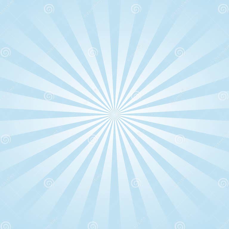 Radial Ray Blue Sunburst Pattern Stock Vector - Illustration of retro ...