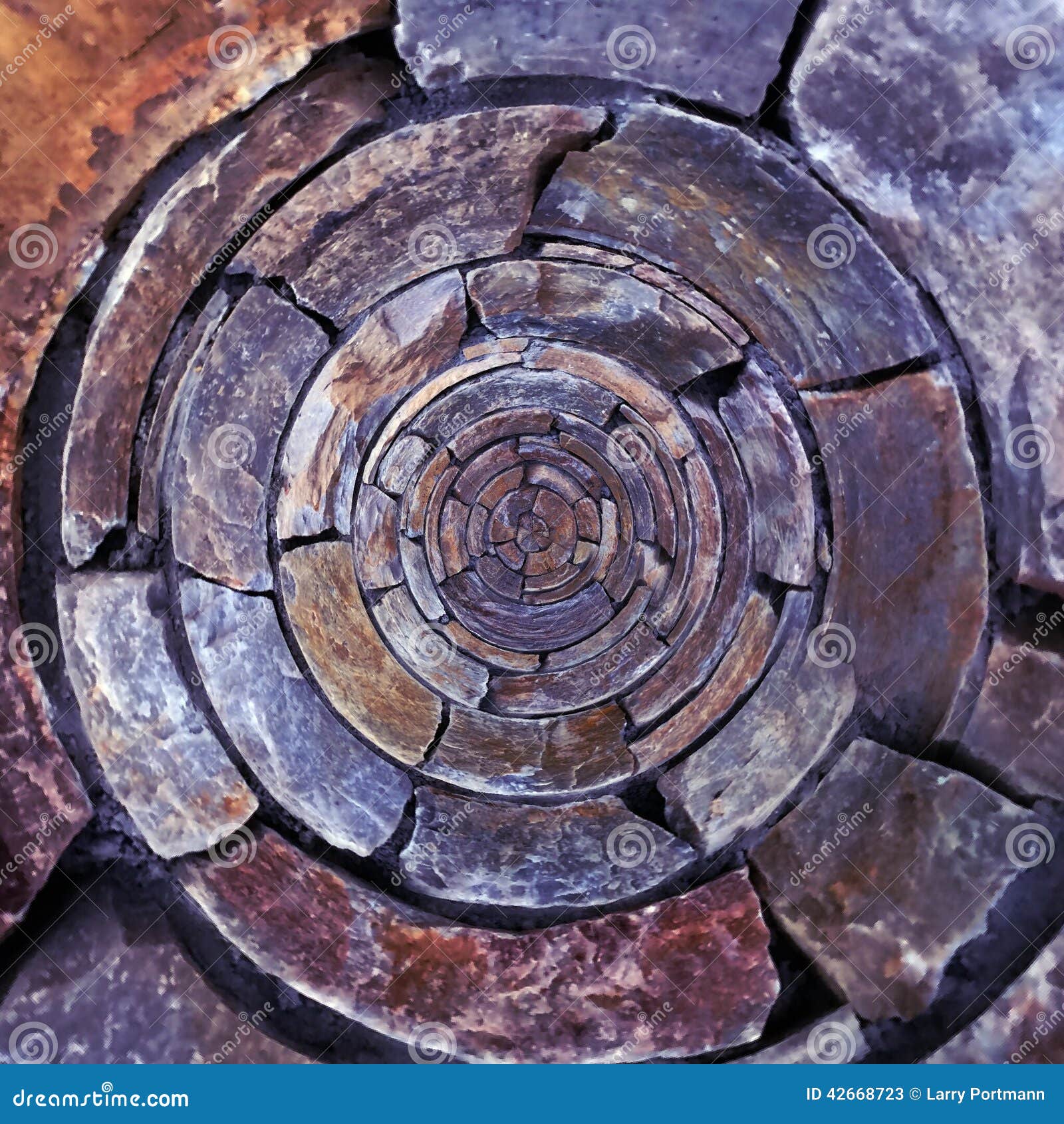 Radial Rock Pattern stock image. Image of mason, infinity - 42668723