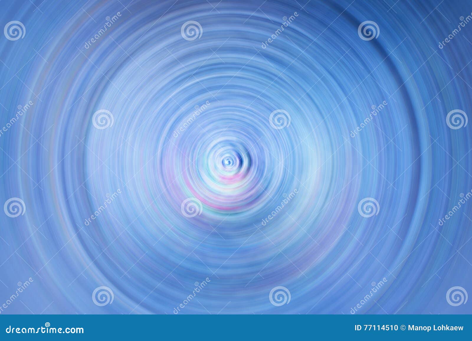 Radial Spiral Ripple Blue Background Stock Illustration - Illustration ...