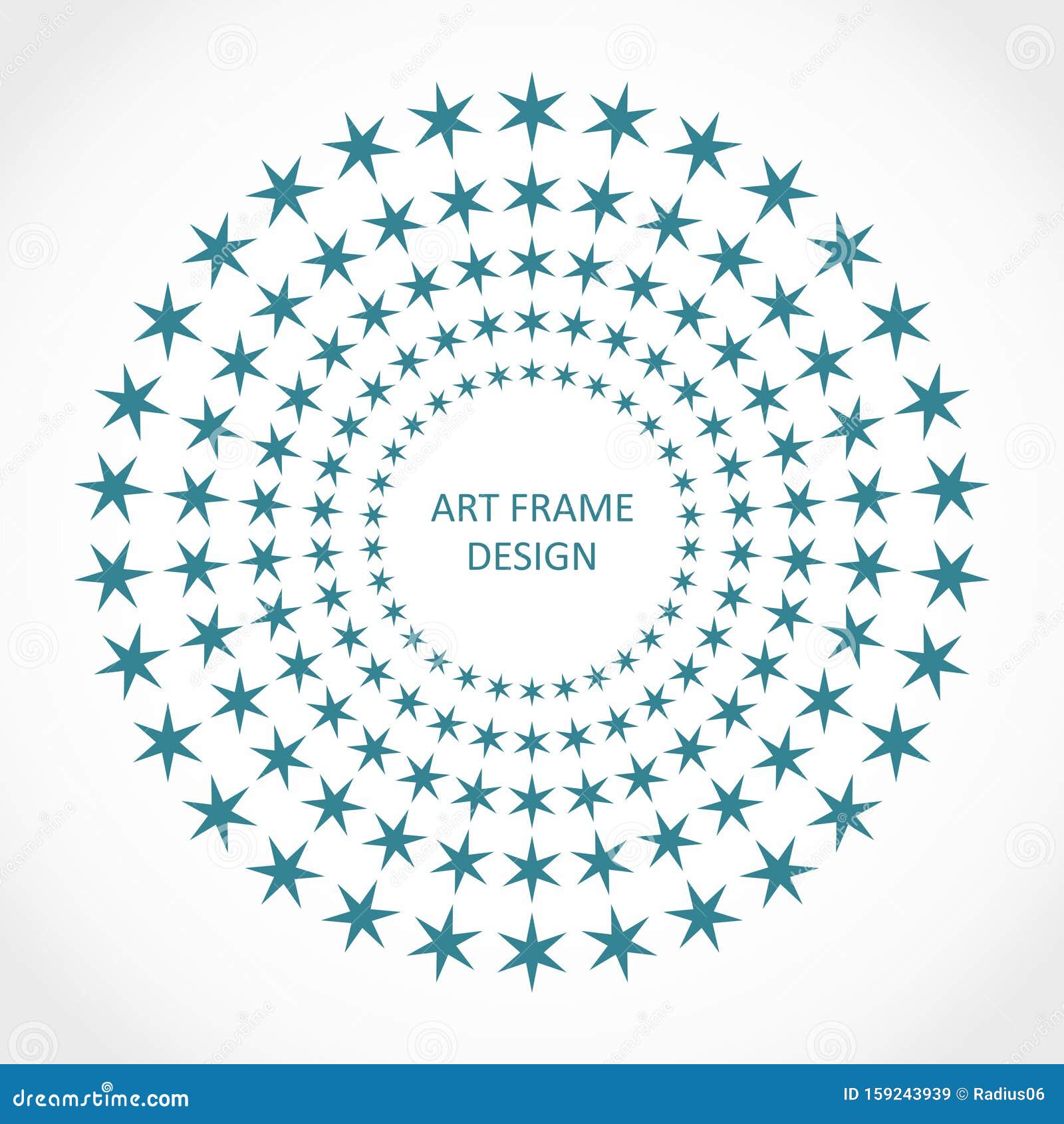 Radial Stars Wallpaper Background Stock Illustration | CartoonDealer ...