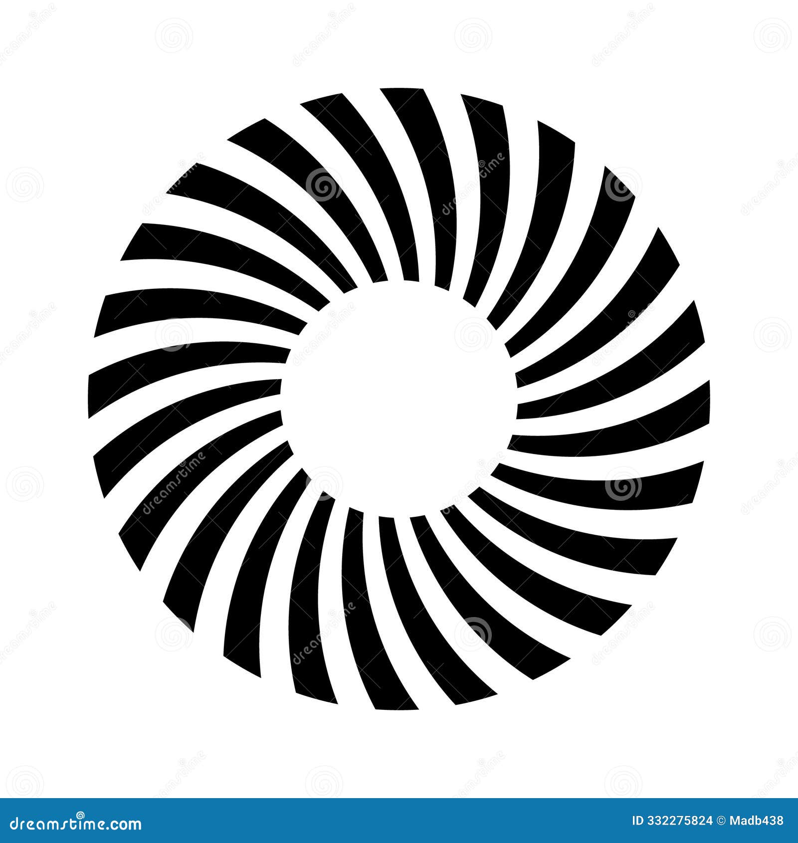 Radial Swirl Design Element. Stock Photo - Image of circle, psychedelic ...
