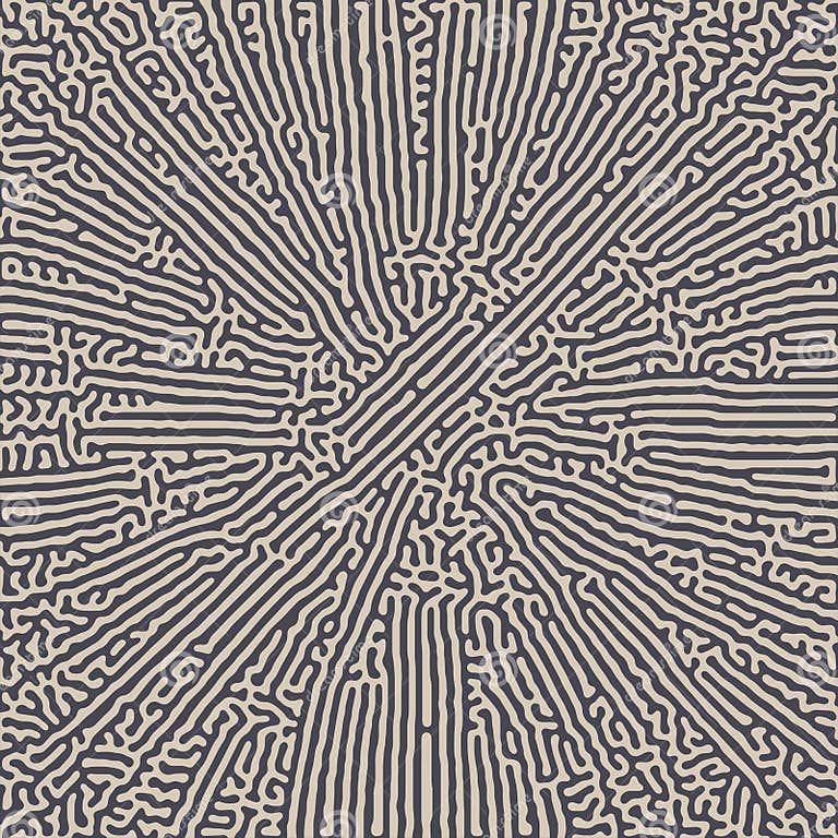 Radial Turing Pattern Reaction Diffusion Texture Vector Abstract Background Stock Vector ...