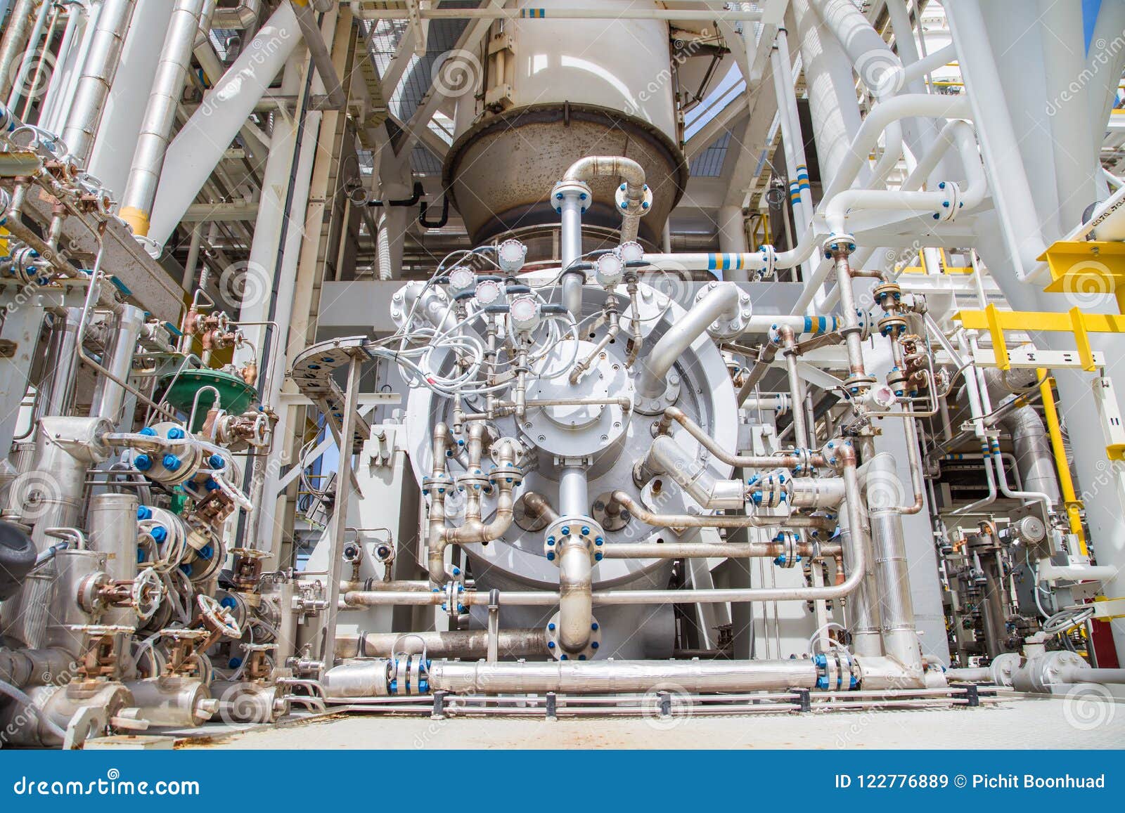 Gas Turbine Compressor. Gray Compressor Station For The Distribution Of ... Gas Turbine Compressor. Gray Compressor Station For The Distribution Of ...