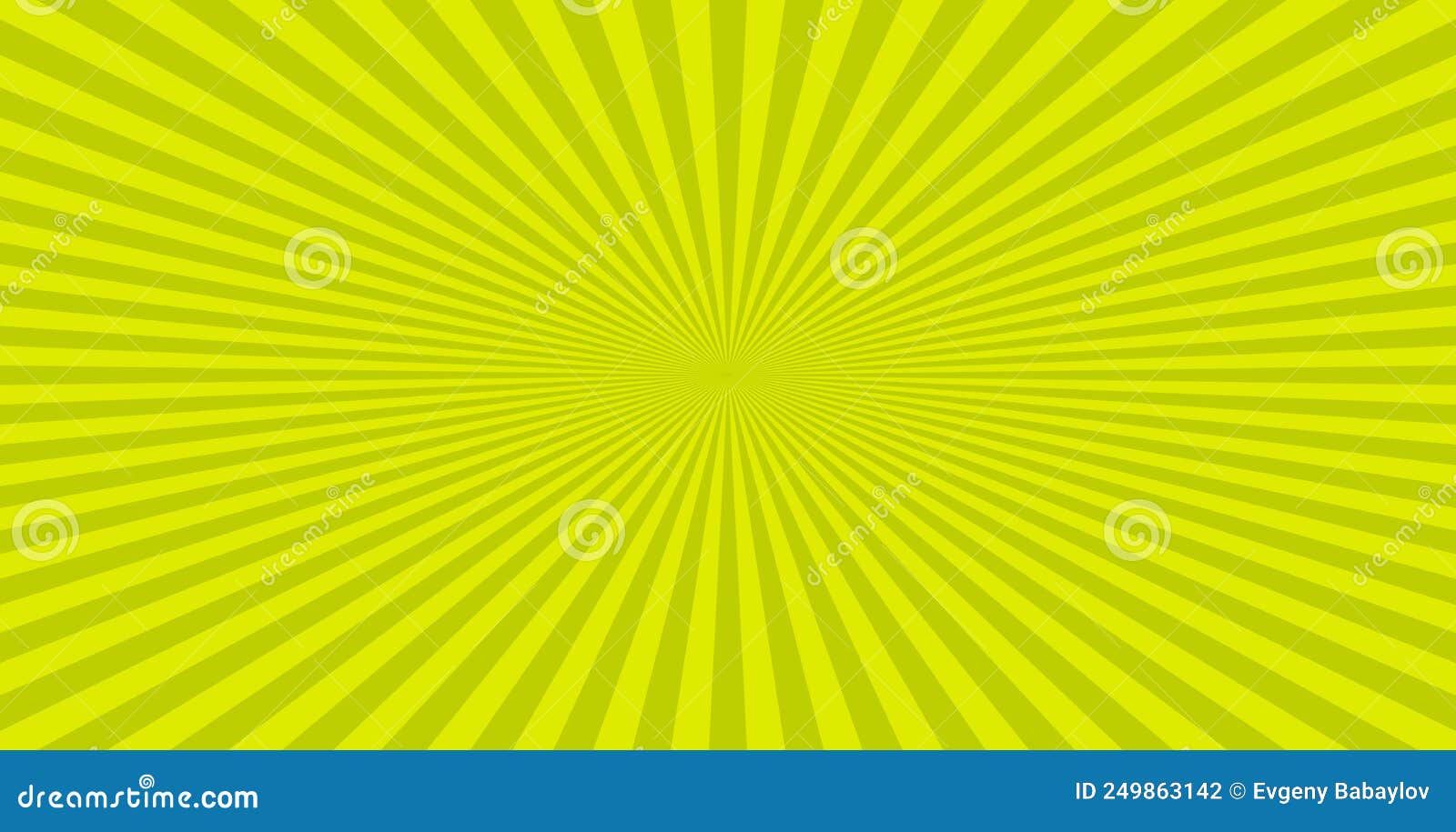 Radial Yellow Sun Rays, Bright Panoramic Pattern Texture Background ...
