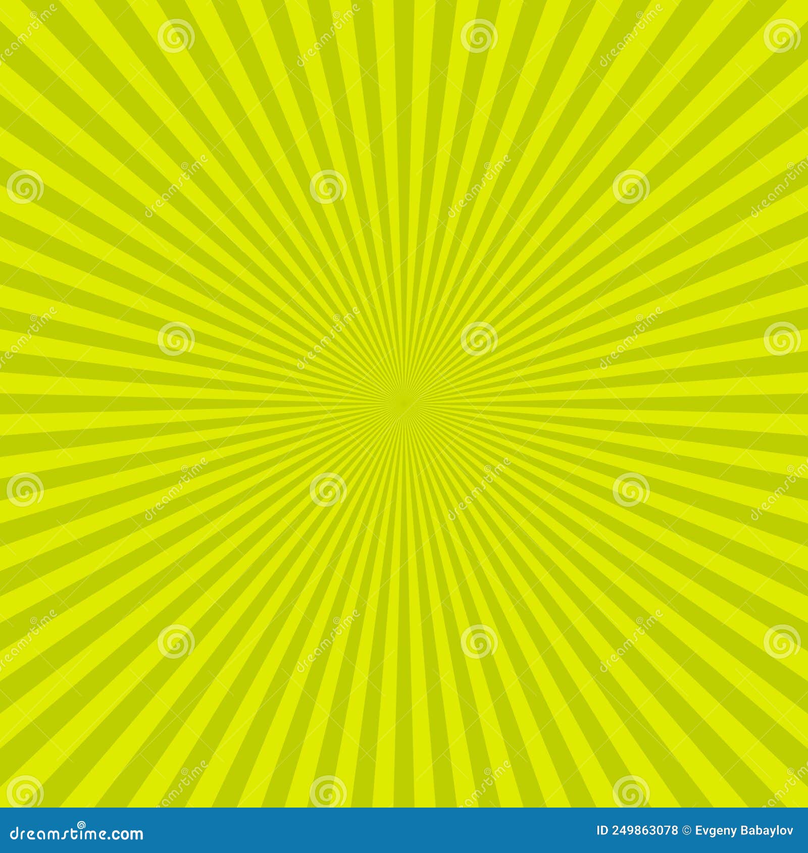 Radial Yellow Sun Rays, Bright Web Template Texture Background - Vector ...