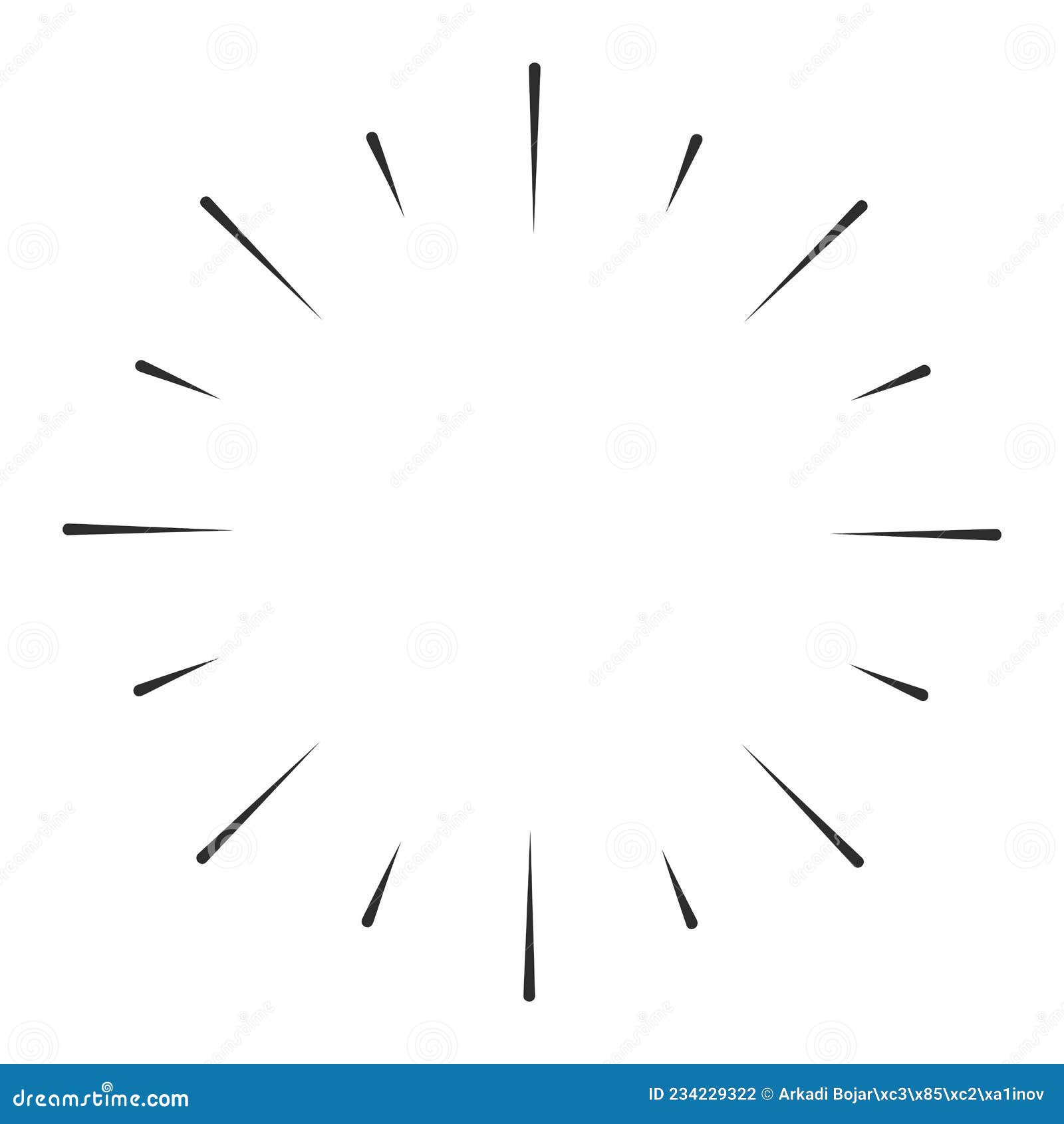 Radiance Light Effect Vector Cartoon Stock Vector - Illustration of ...