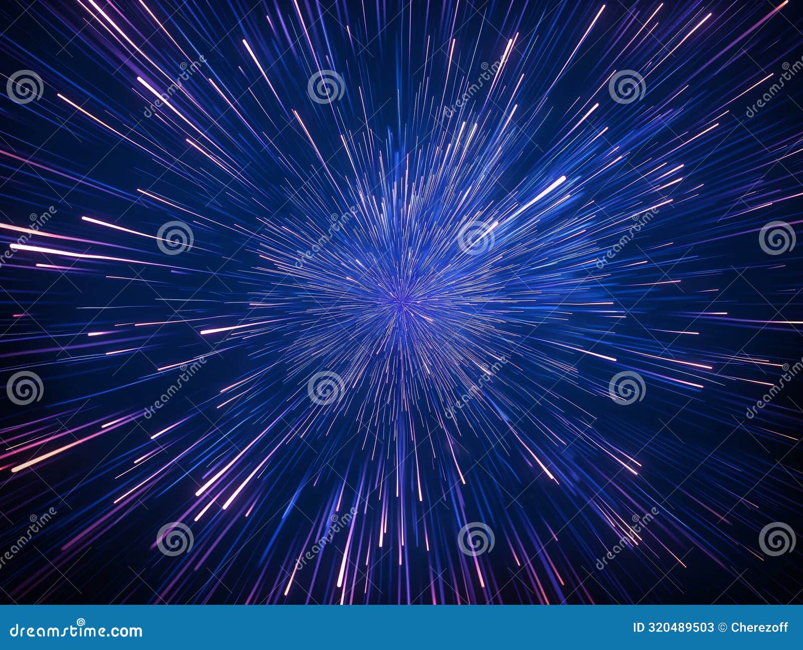 Radiant Burst of Light Streaks Stock Image - Image of glowing, light ...