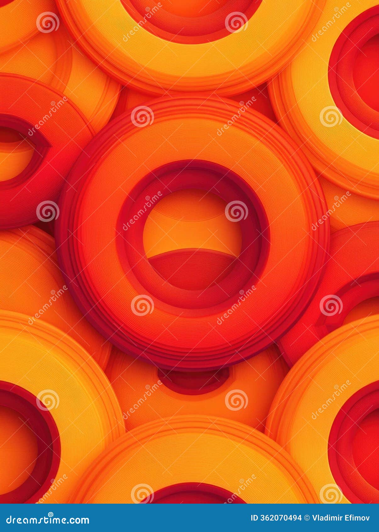 Radiant Circles stock photo. Image of orange, contemporary - 362070494