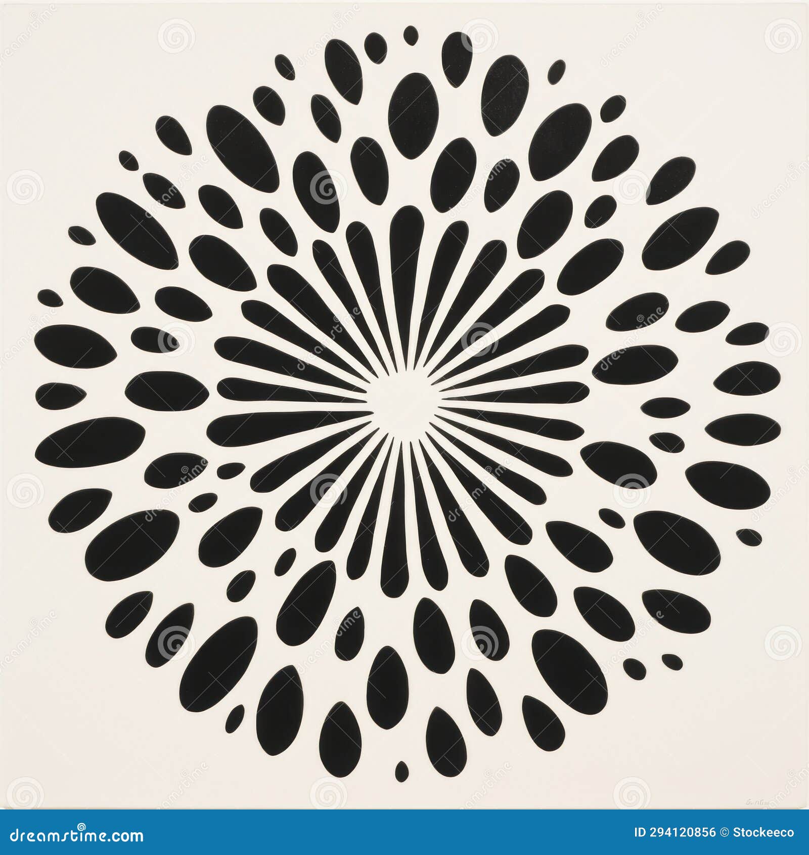 Radiant Clusters: a Bold Stencil of Passion Fruit in Black-and-white ...