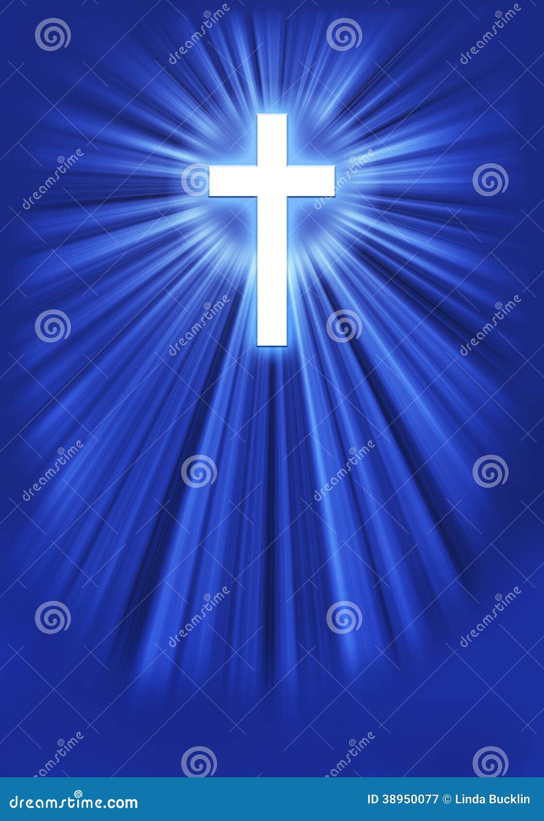 Radiant Cross stock illustration. Illustration of easter - 38950077