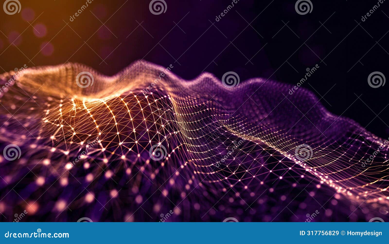 Radiant Digital Topography stock illustration. Illustration of ...