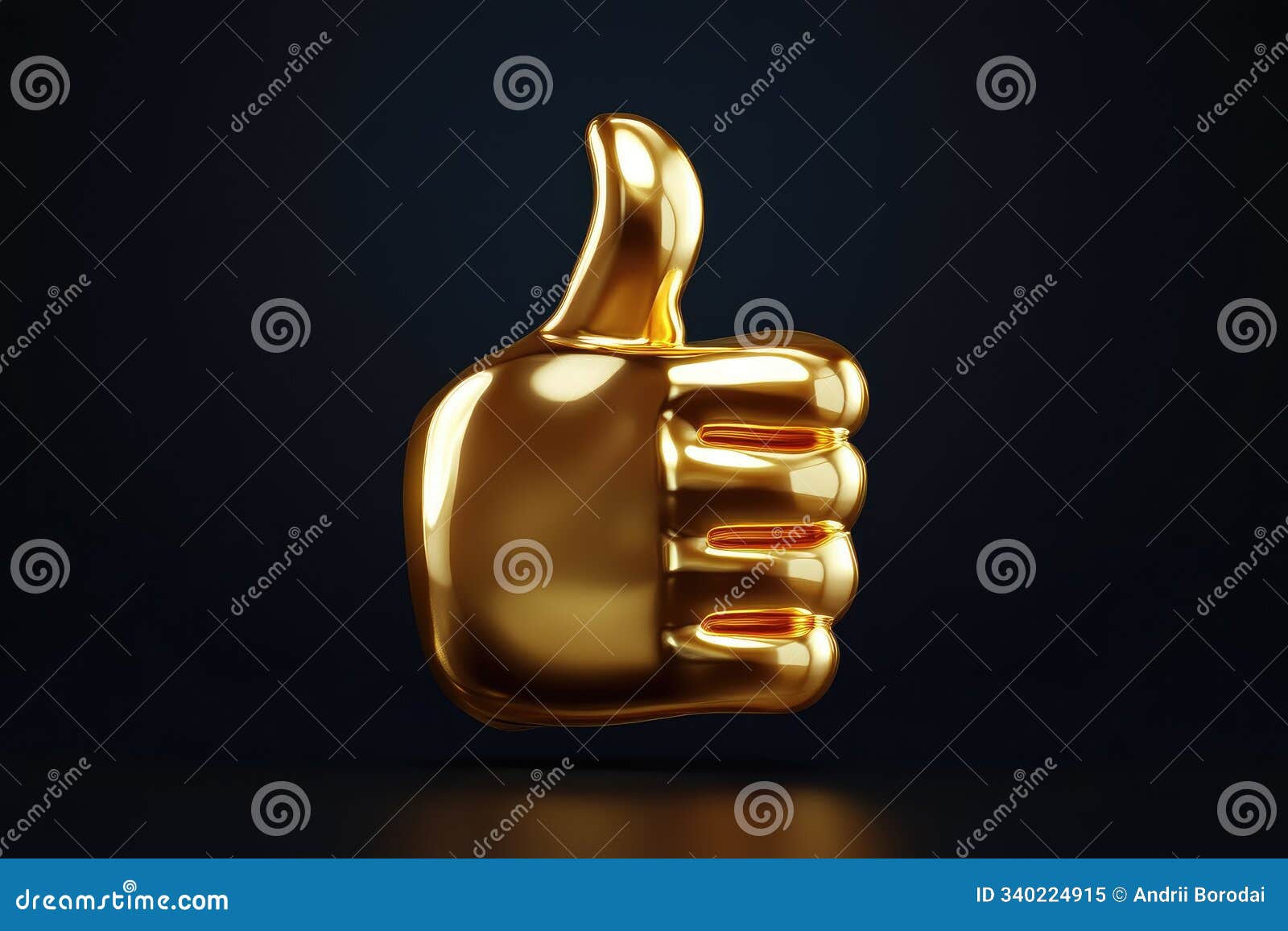 Radiant Golden Hand Gesture Against Dark Backdrop. Stock Illustration ...