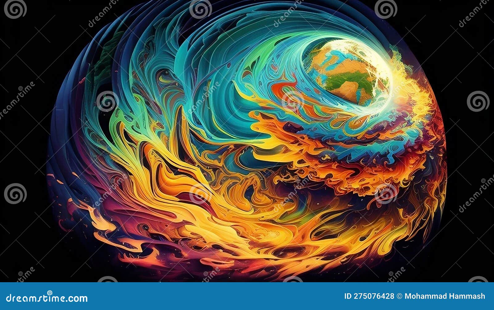 Earth's Radiant Future In 2050: A Futuristic Vision From Space, Made ...