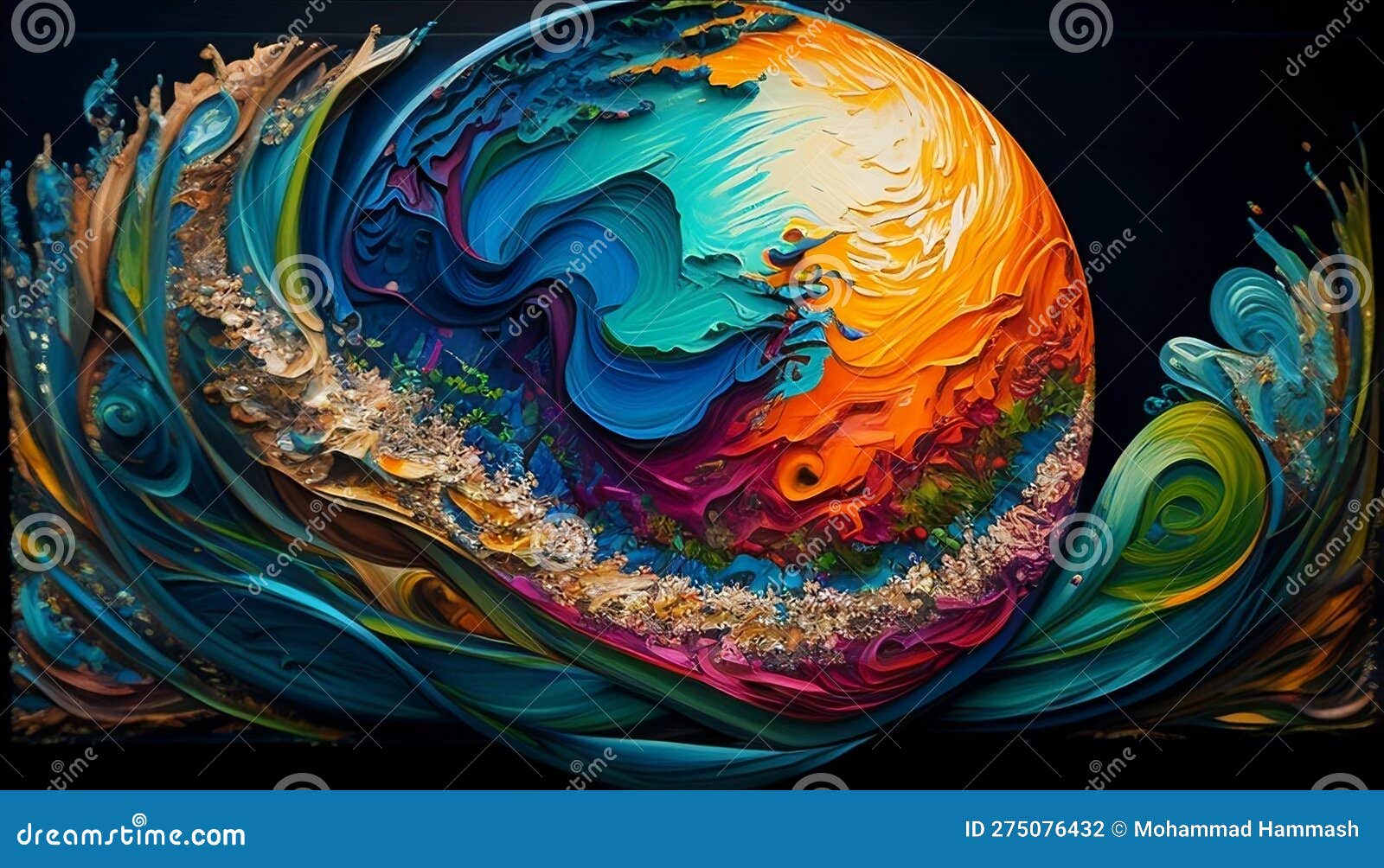 Earth's Radiant Future In 2050: A Futuristic Vision From Space, Made ...