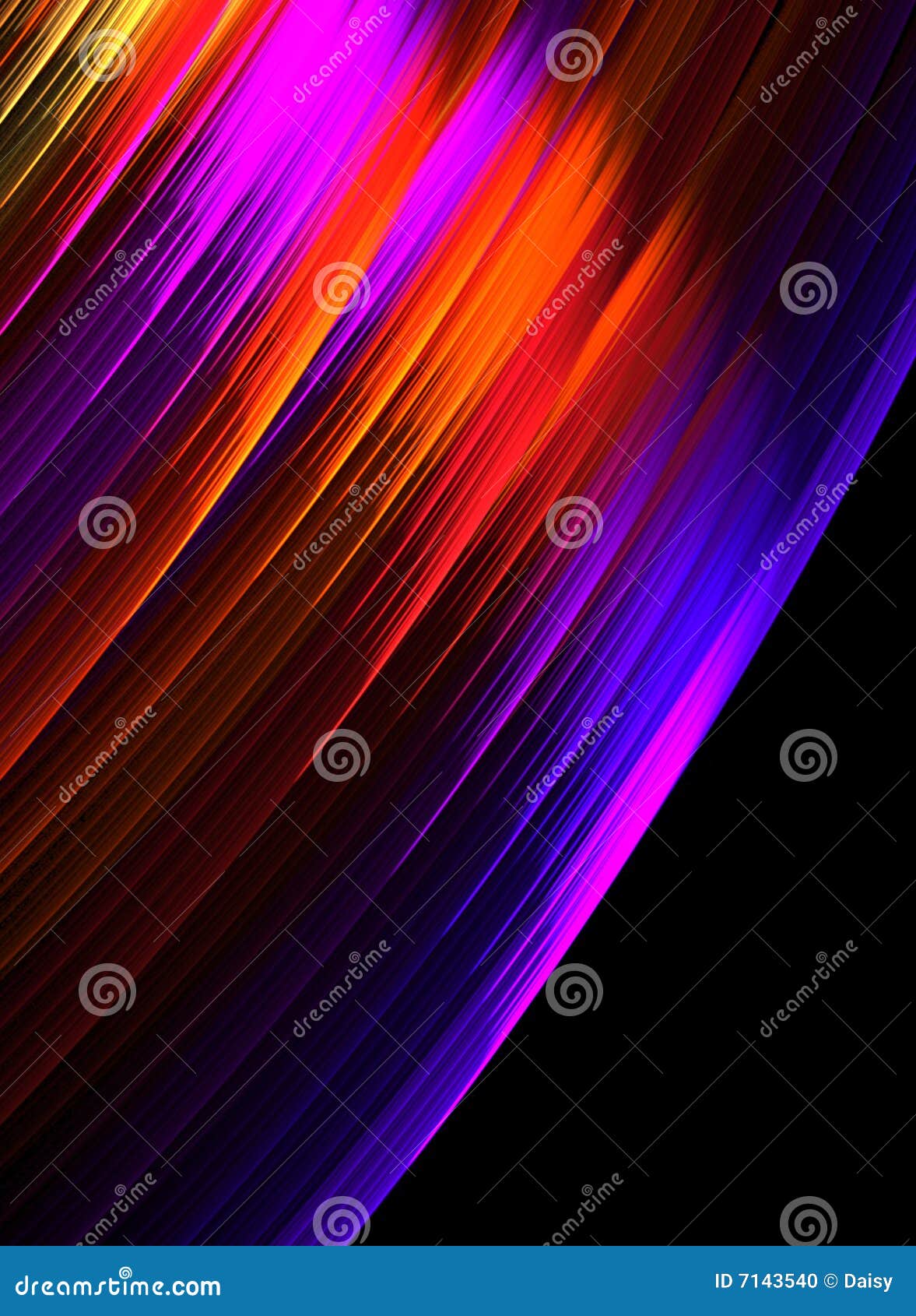 Radiant rainbow stock illustration. Illustration of deep - 7143540