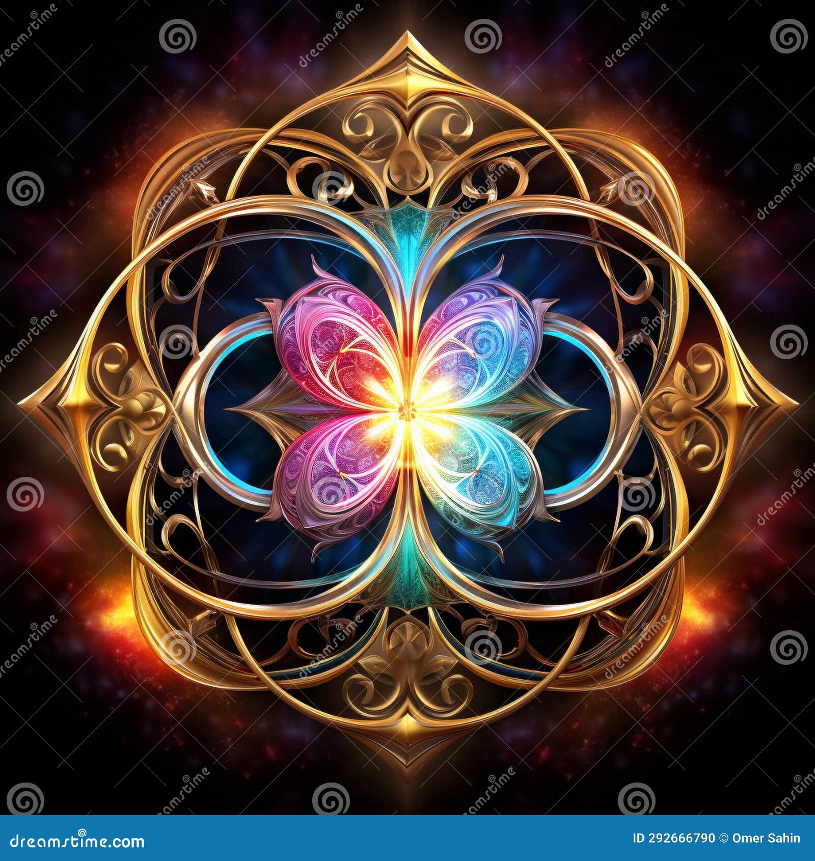 Radiant Reflections: Mirroring Eternal Love Stock Photo - Image of ...