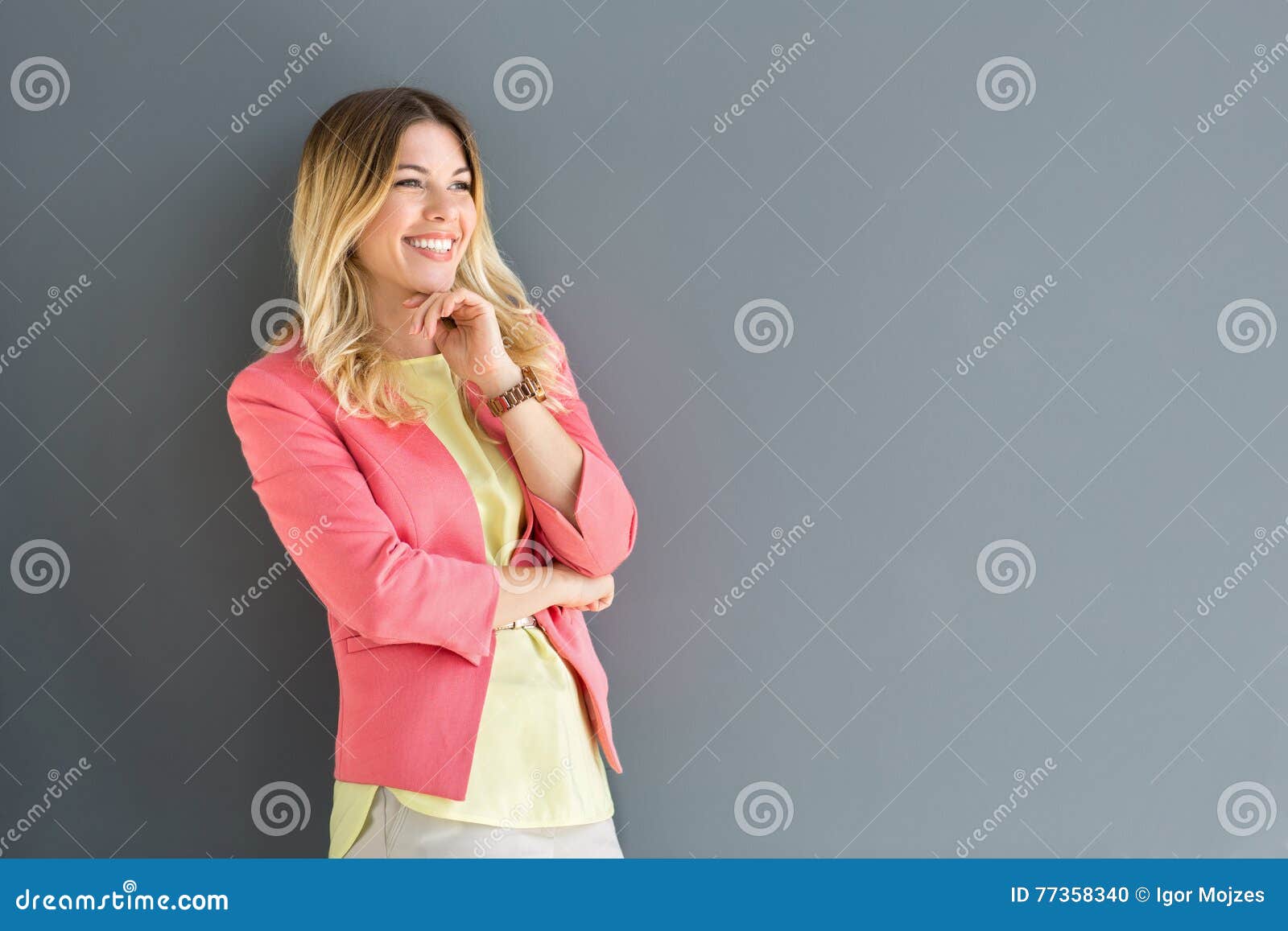 Radiant smile of woman stock photo. Image of graceful - 77358340