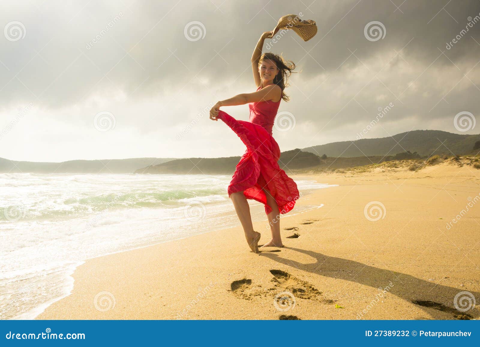 Radiant young woman stock photo. Image of paradise, magical - 27389232