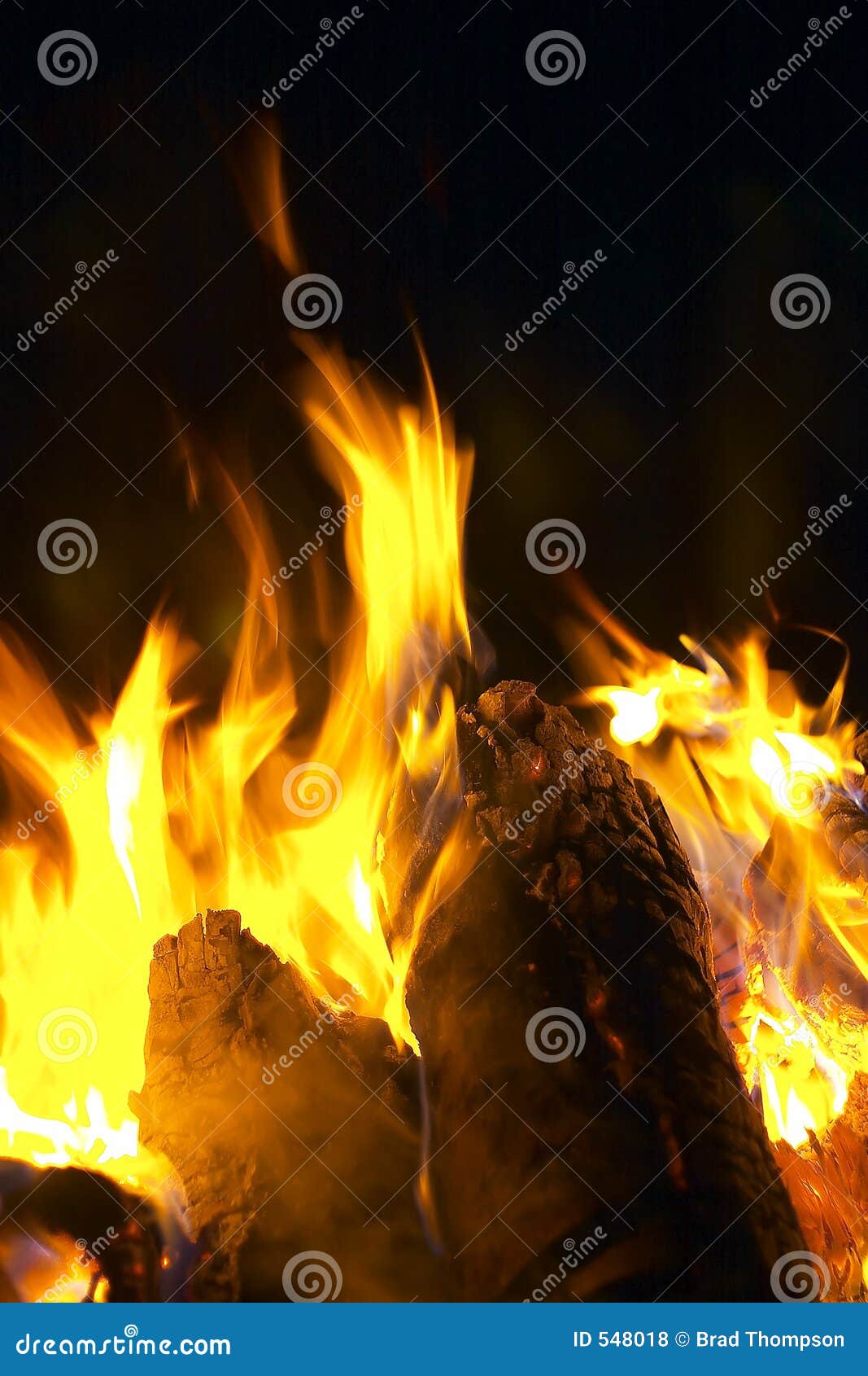 Radiate Campfire Against Black Night Sky Stock Photo - Image of burn ...