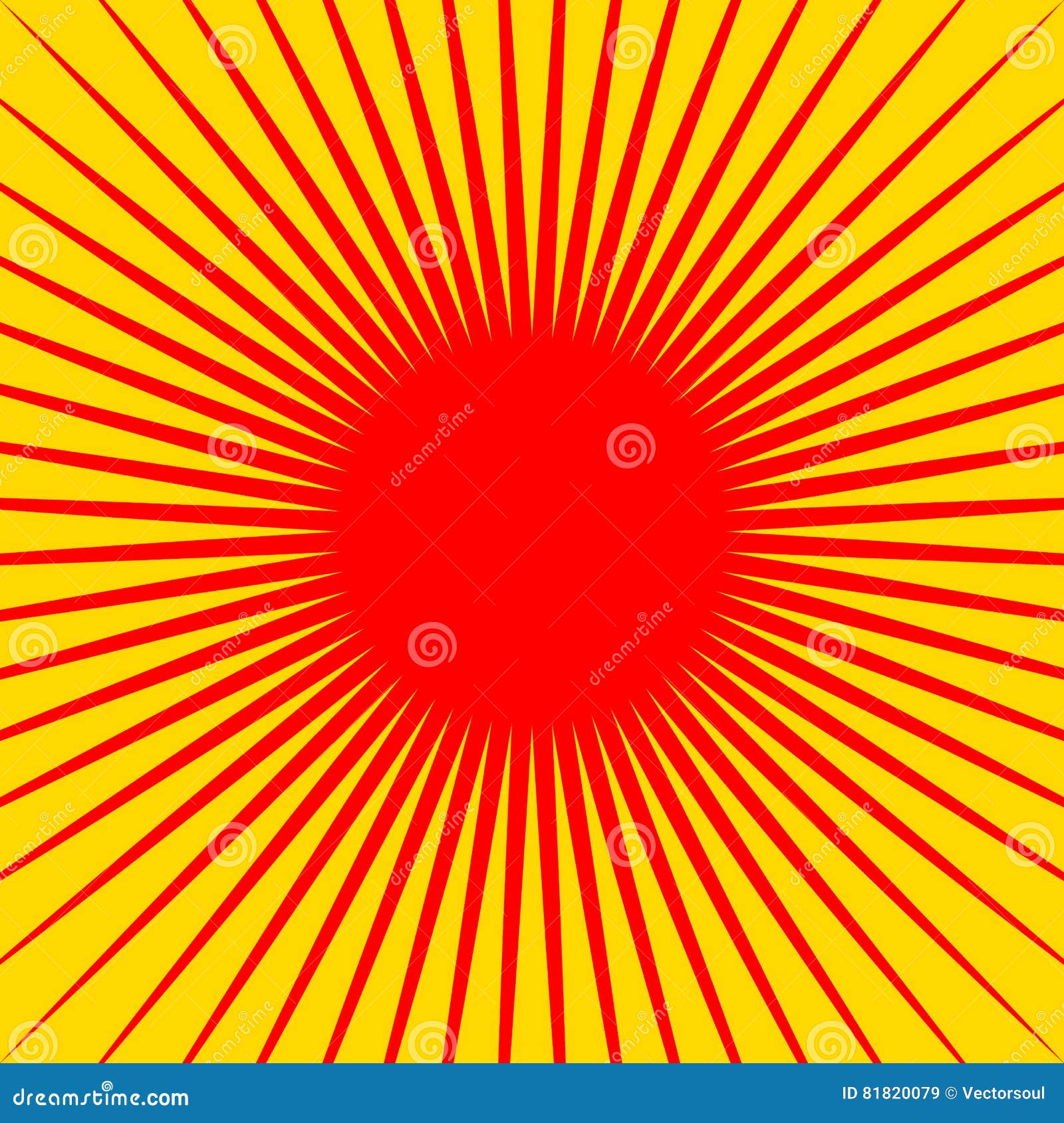 Radiating Lines Starburst Pattern. Radial Rays, Beams Stock Vector ...