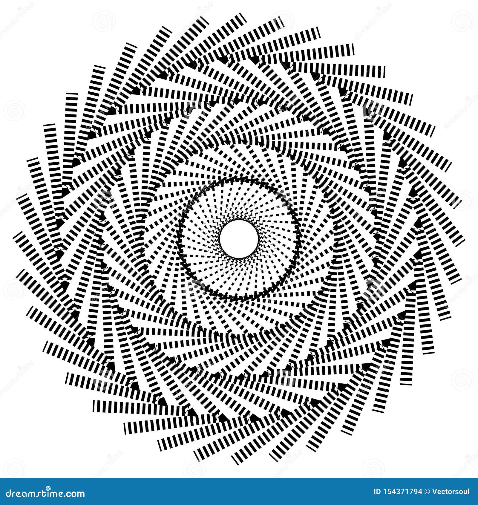 Radiating, Radial Lines. Starburst, Sunburst Shape. Ray, Beam Li ...
