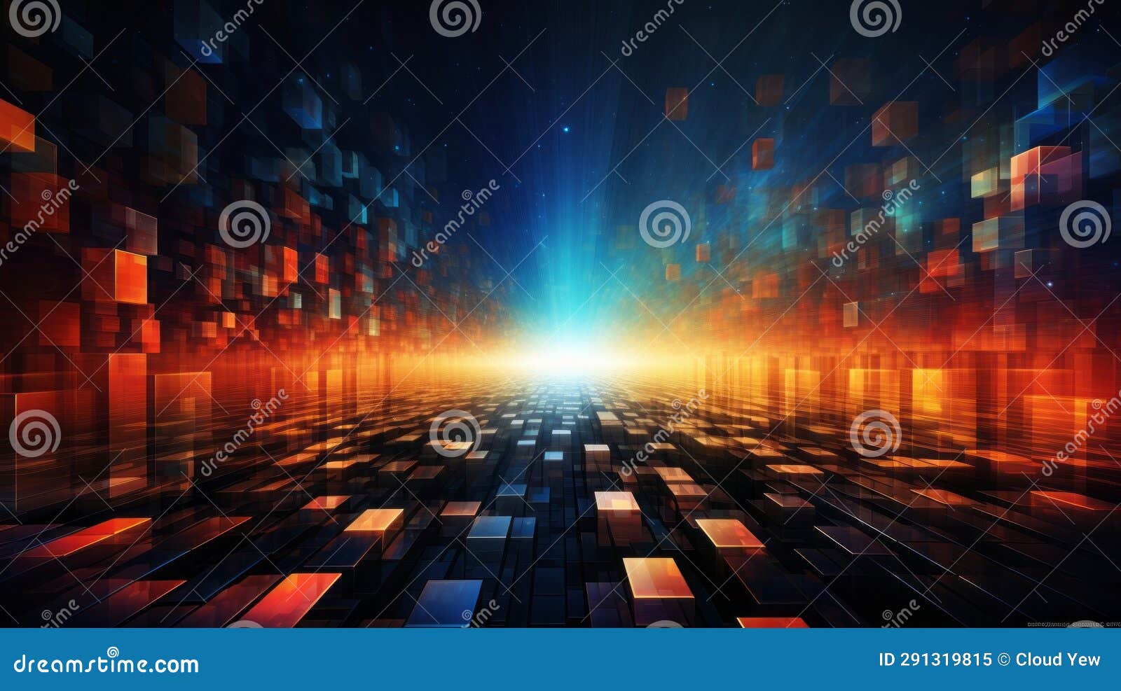 Radiating Successful Enterprise Stock Illustration - Illustration of ...