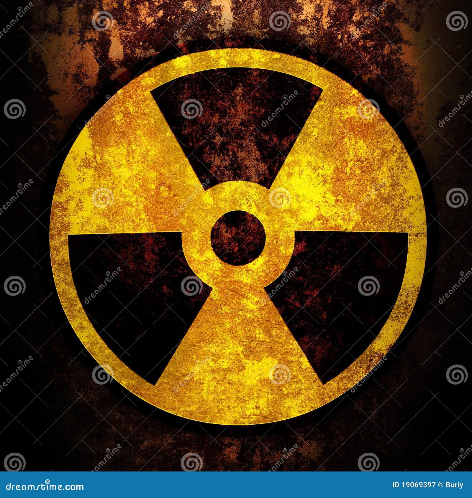 Radiation stock illustration. Illustration of hazard - 19069397