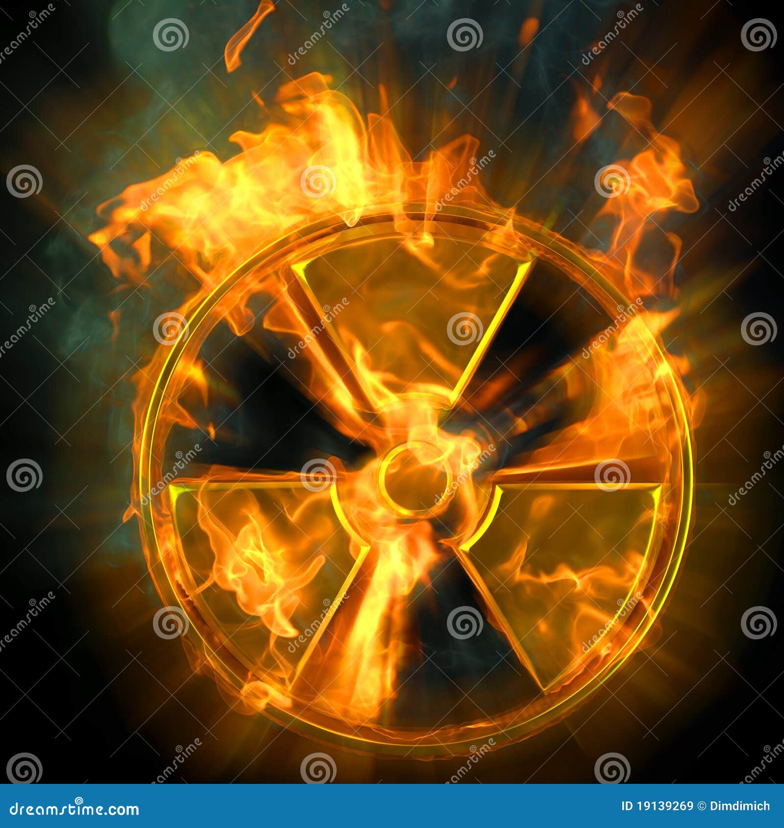 Radiation stock illustration. Illustration of burn, nuclear - 19139269