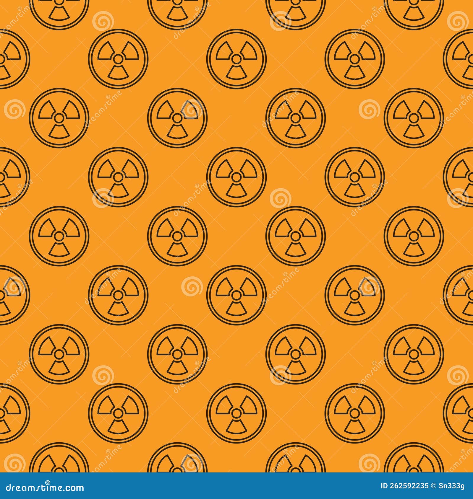 Radiation Concept Vector Geometric Outline Seamless Pattern Stock ...