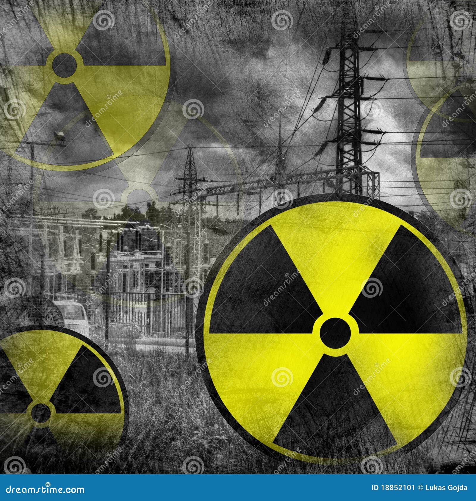 Radiation danger stock image. Image of design, risk, protection - 18852101