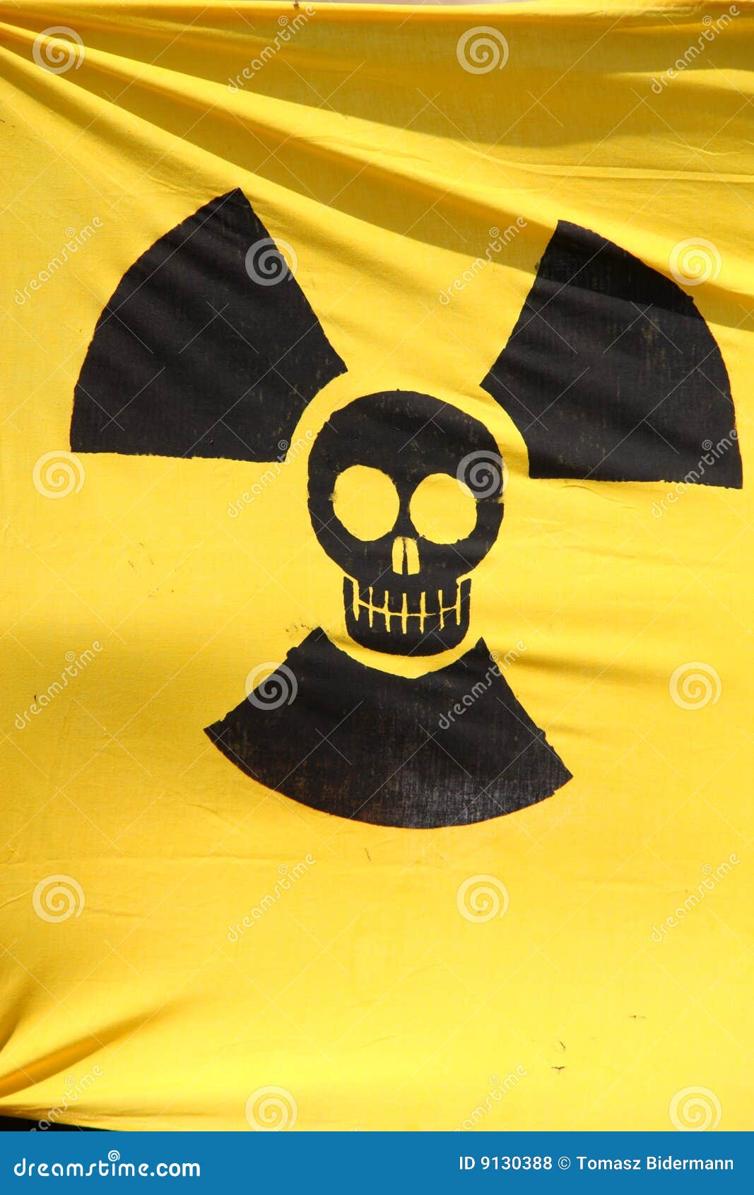Radiation flag stock photo. Image of atom, toxic, danger - 9130388