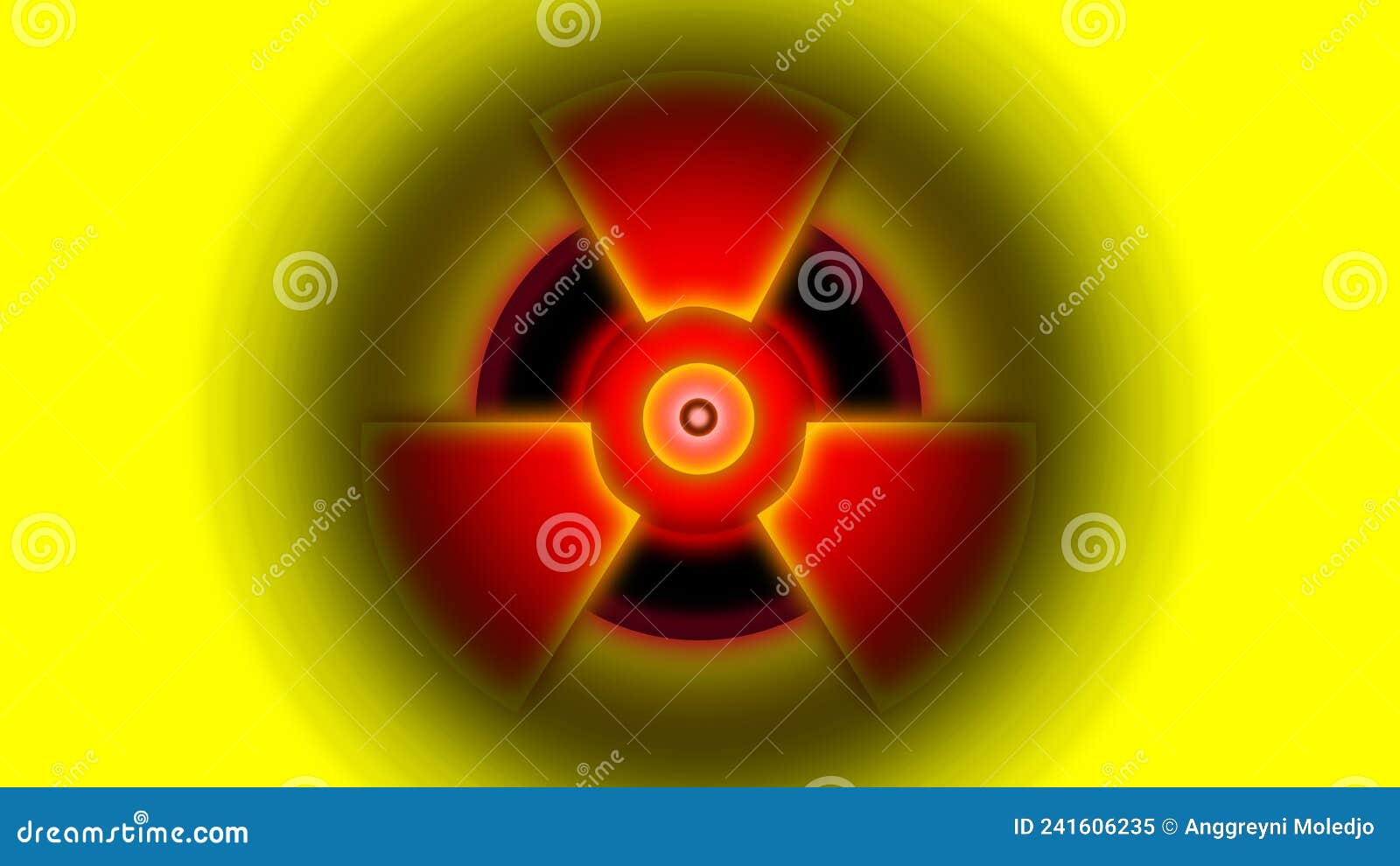 Circle Radiation Sign Activity Design Background Stock Illustration ...