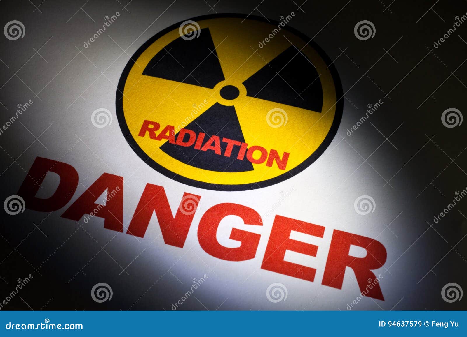 Radiation hazard sign stock image. Image of yellow, safety - 94637579