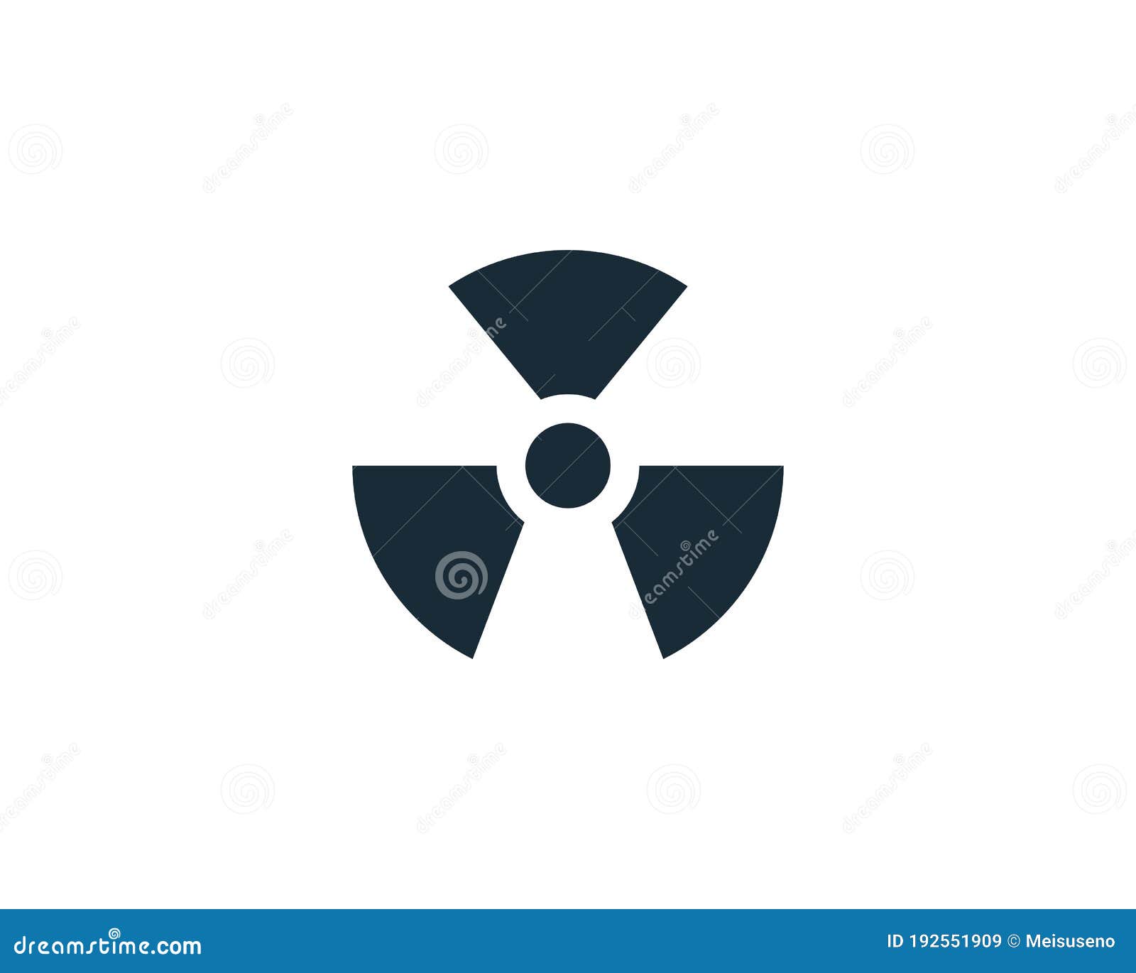 Radiation Hazard Sign Icon Vector Logo Template Illustration Design ...