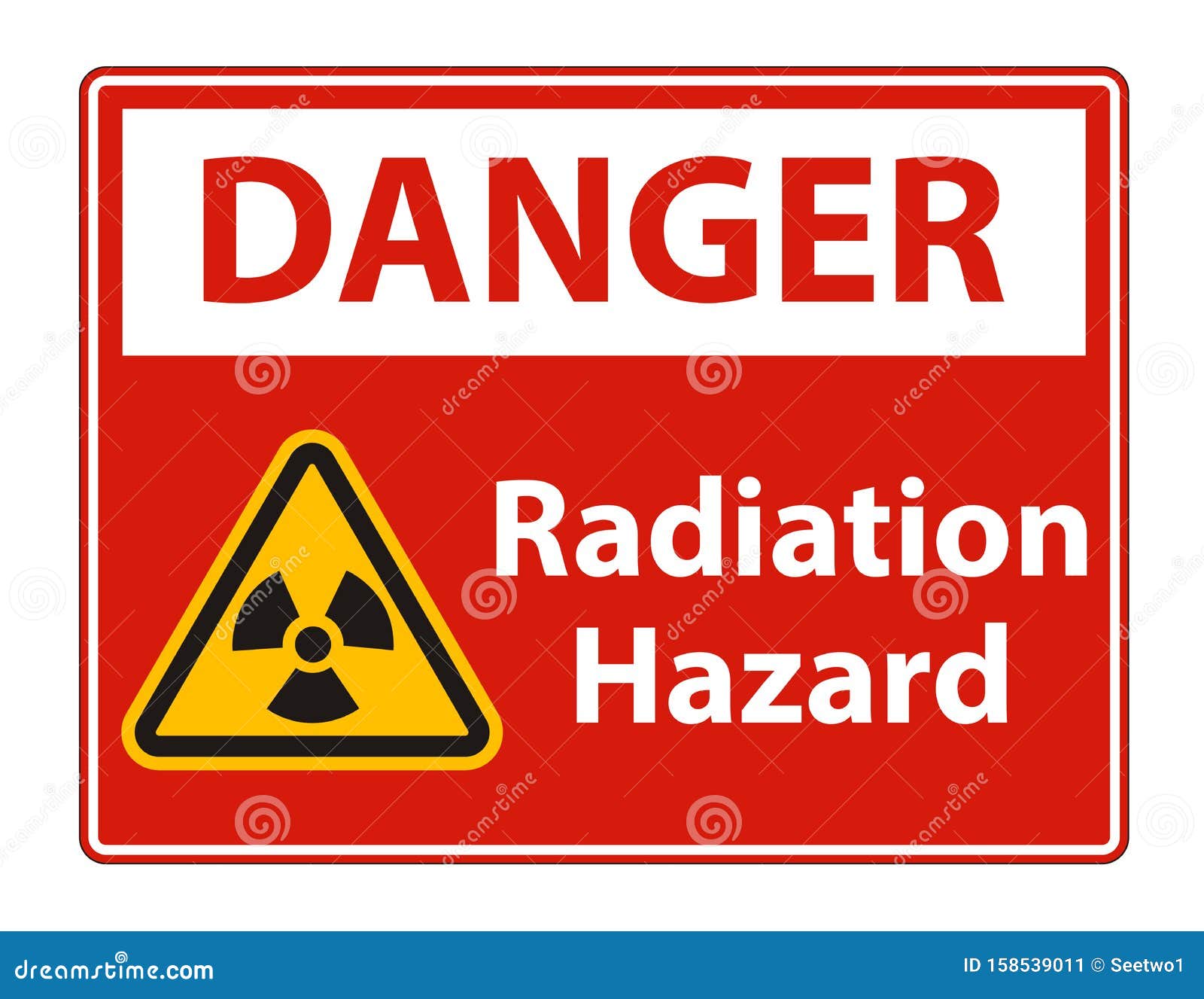 Radiation Hazard Symbol Sign Isolate on White Background,Vector ...
