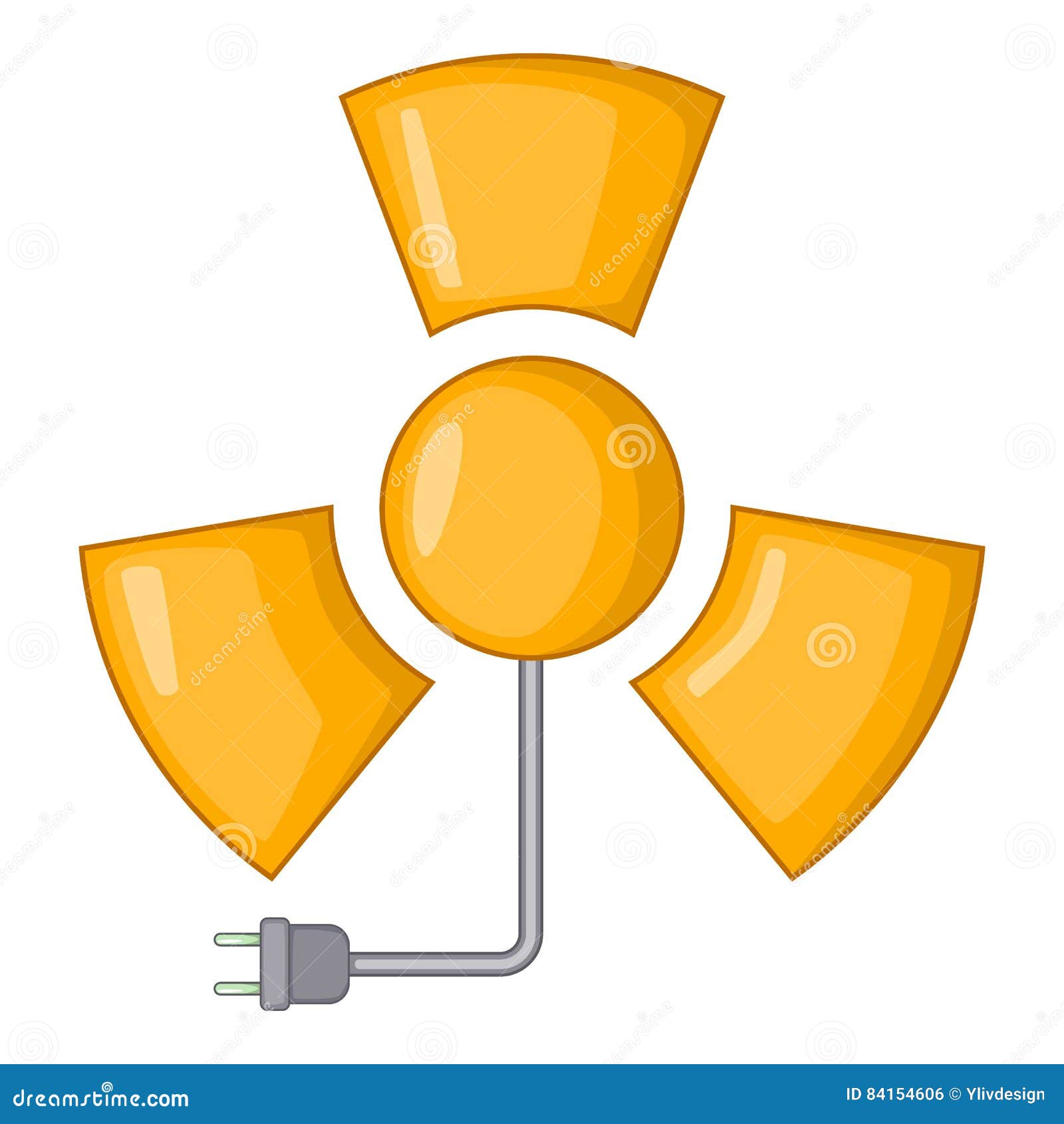 Radiation Icon, Cartoon Style Stock Vector - Illustration of radiation ...