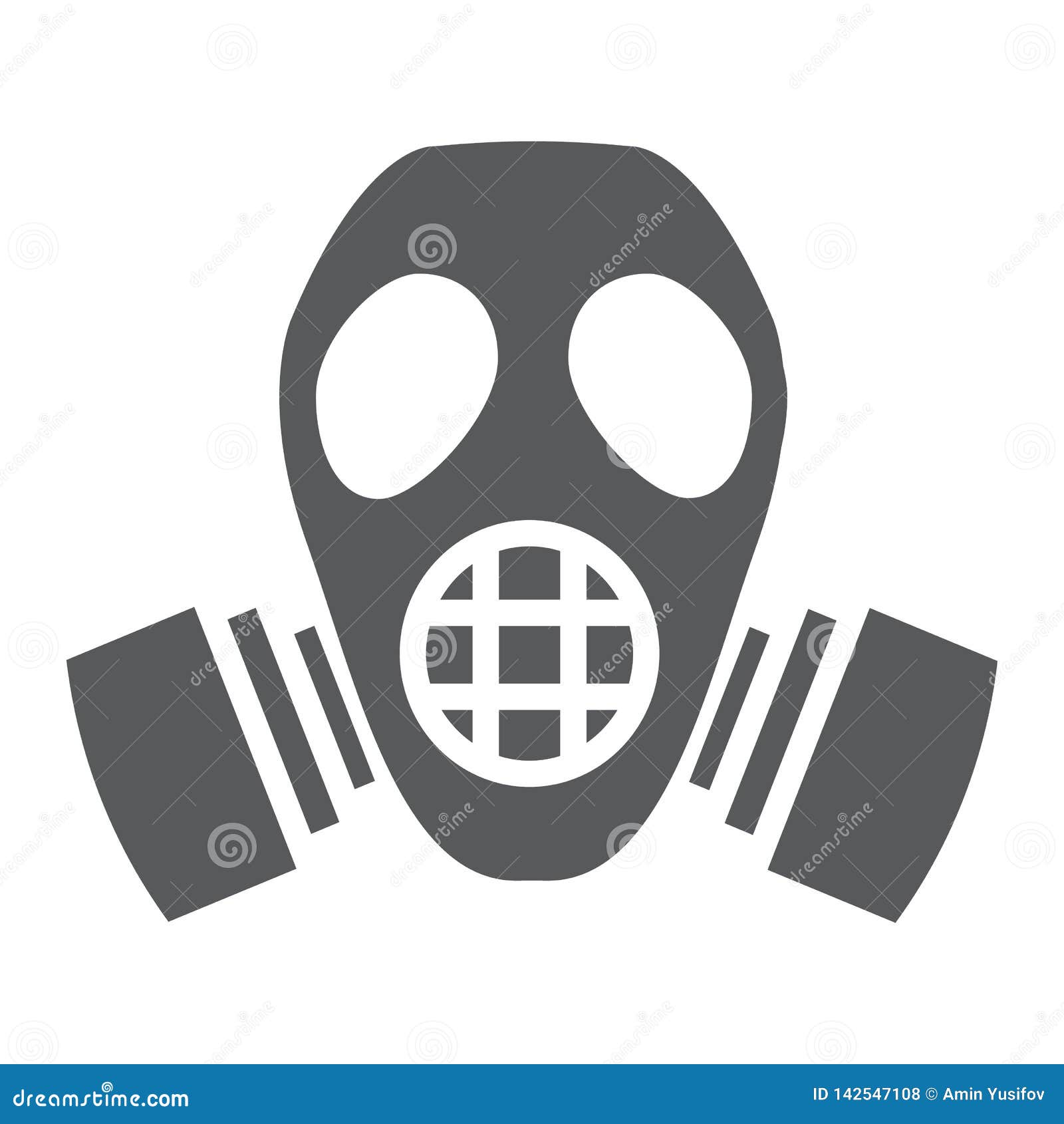 No Radiation Solid Icon, Safety Engineering Concept, Prohibition Of ...