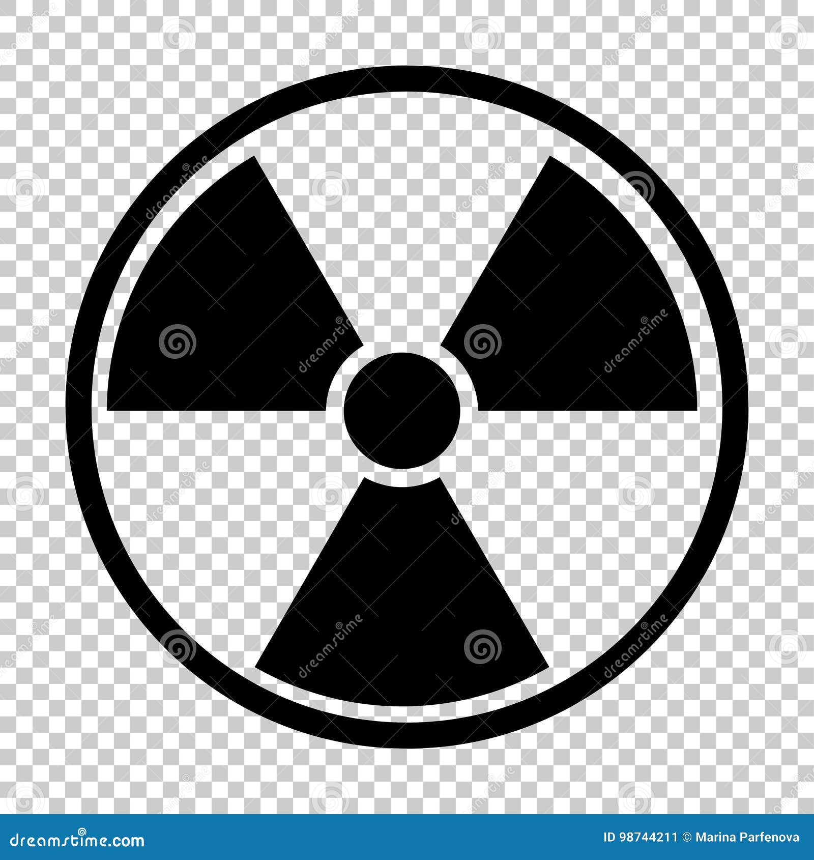 Radiation Nuclear Danger Sign Symbol Vector | CartoonDealer.com #121479868