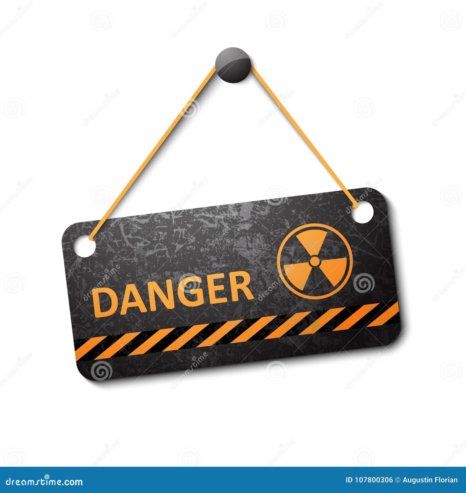 Radioactive Nuclear Waste Disposal Container With Recycling Symbol In ...