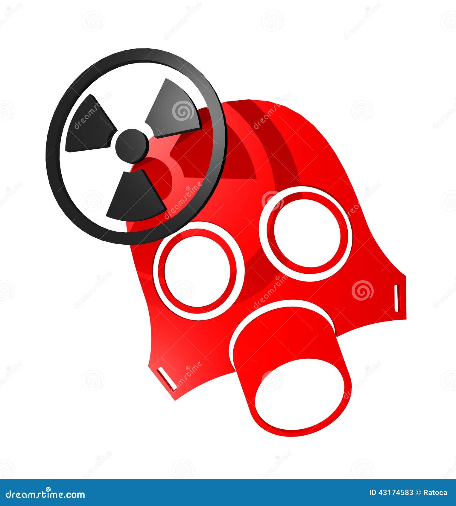 Radiation Mask Symbol Royalty-Free Stock Image | CartoonDealer.com ...