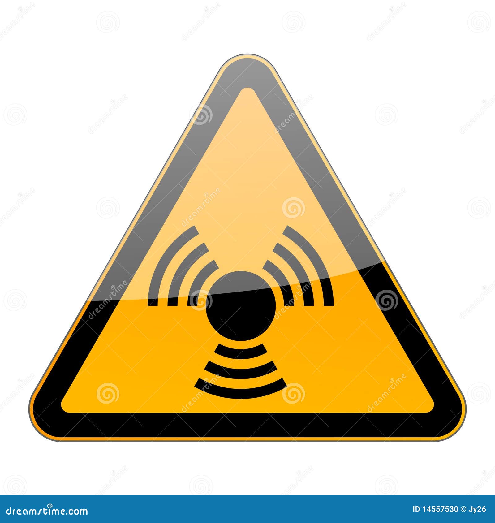 Radiation Sign Cartoon Vector | CartoonDealer.com #10712779
